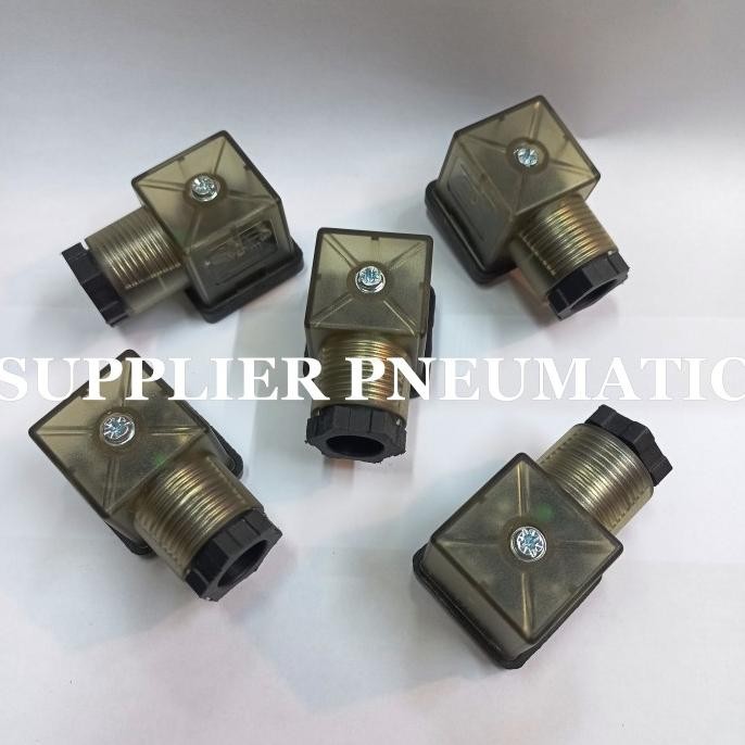 Jual socket - Socket DIN plug body besar pin 4 / kaki 4 penutup coil ...