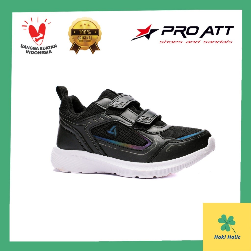 Jual Sepatu Sneaker Promo Sepatu Sekolah Anak Cowok Cewek SD SMP Hitam Putih Perekat Original ...