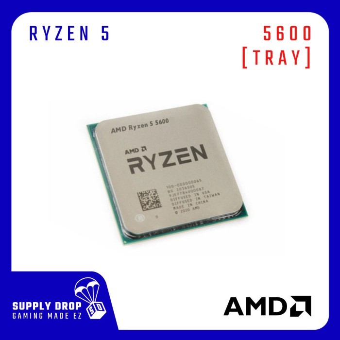 Jual AMD Ryzen 5 5600 3.5Ghz Up To 4.4Ghz Cache 32MB AM4 [TRAY] - 6 ...