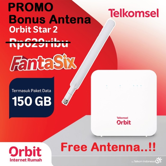 Jual Home Router CPE Telkomsel ORBIT Star 2 HUAWEI B312 150GB Free ...