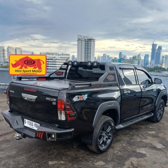 Jual ROLL BAR OPTION X HILUX TRITON RANGER NAVARA COLORADO DMAX MAZDA BT50 | Shopee Indonesia