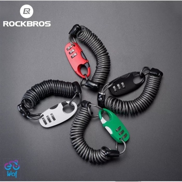 Jual ROCKBROS KUNCI GEMBOK MINI HELM SEPEDA HELMET PORTABLE LOCK ...
