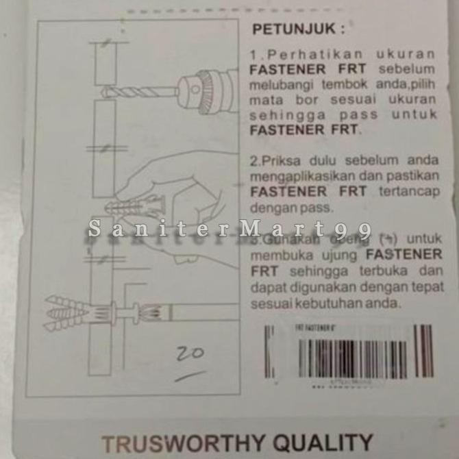 Jual frt fastener screw fisher sekrup baut m6 m8 m10 m12 !! | Shopee ...