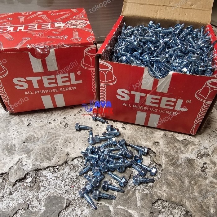 Jual Driling SDS Skrup Baja Ringan 10x19 Sekrup STEEL (ex. PATTA) per ...