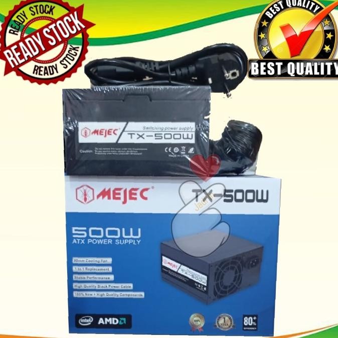 Jual Power supply 500w pc standard / psu 500w / power suplay 500 watt ...