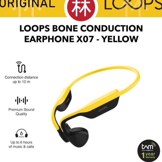 Jual Loops Bone Conduction Earphone X07 Ergonoc Sport Music Call 6 Jam Bt Ipx5 Garansi Res Tam ...