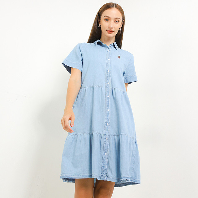 Jual Hush Puppies Dress Wanita Slovia Light Blue | Shopee Indonesia