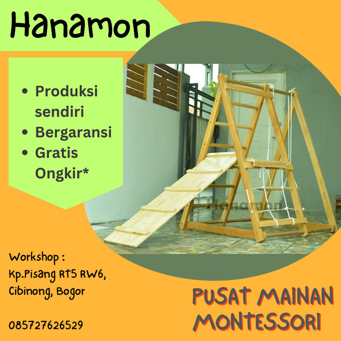 Jual EKSLUSIF Tangga Brakiasi mainan anak montessori | Shopee Indonesia