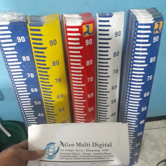 Jual Peilschaal Peil Scale Papan Duga Alat Ukur Tinggi Air | Shopee ...