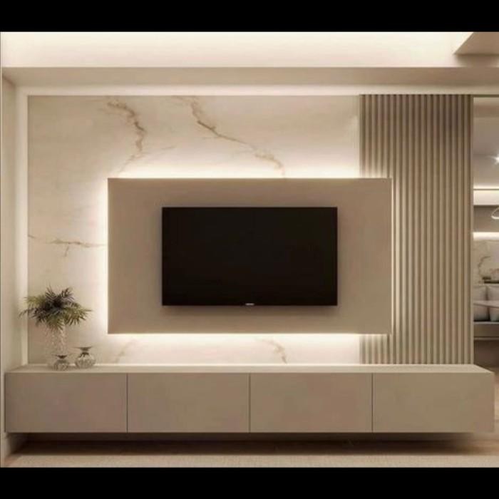 Jual Backdrop Lemari Tv ,Kisi Kisi Minimalis Bahan Dasar Playwood Dan ...