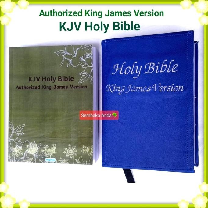 Jual Kjv Holy Bible. Authorized King James Version. Alkitab Kristen ...