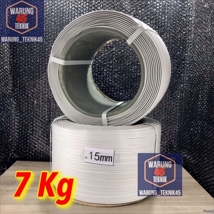 Jual Tali Straping Strapping Band Plastik 15Mm Tali Packing Klam-Klem ...