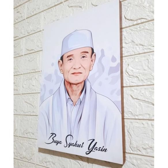 Jual Poster Kayu Buya Syakur Yasin | Shopee Indonesia