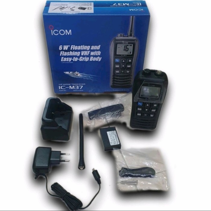 Jual HT ICOM IC-M37 MARINE VHF HT ICOM M37 VHF | Shopee Indonesia