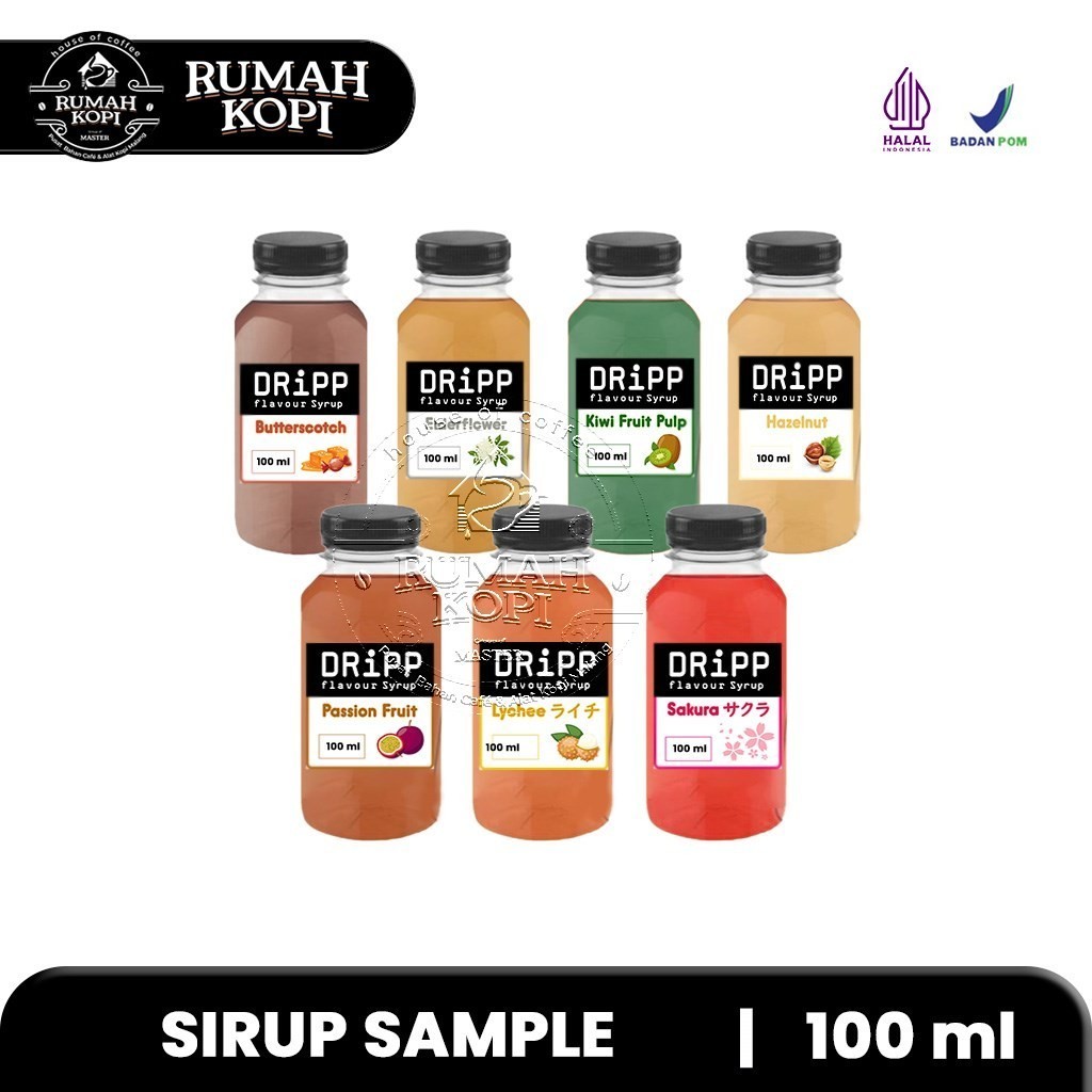 Jual Sirup Dripp Repack / Syrup Dripp All Varian Botol Plastik 100 ml ...