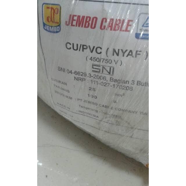 Jual Kabel Nyaf 25Mm 25 Mm Jembo Roll 100 Meter Serabut | Shopee Indonesia