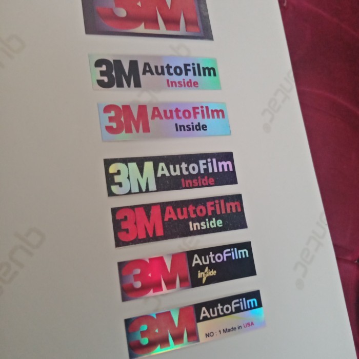 Jual STIKER KACA 3M AUTO FILM NEW EDITION 2022 HOLOGRAM | Shopee Indonesia