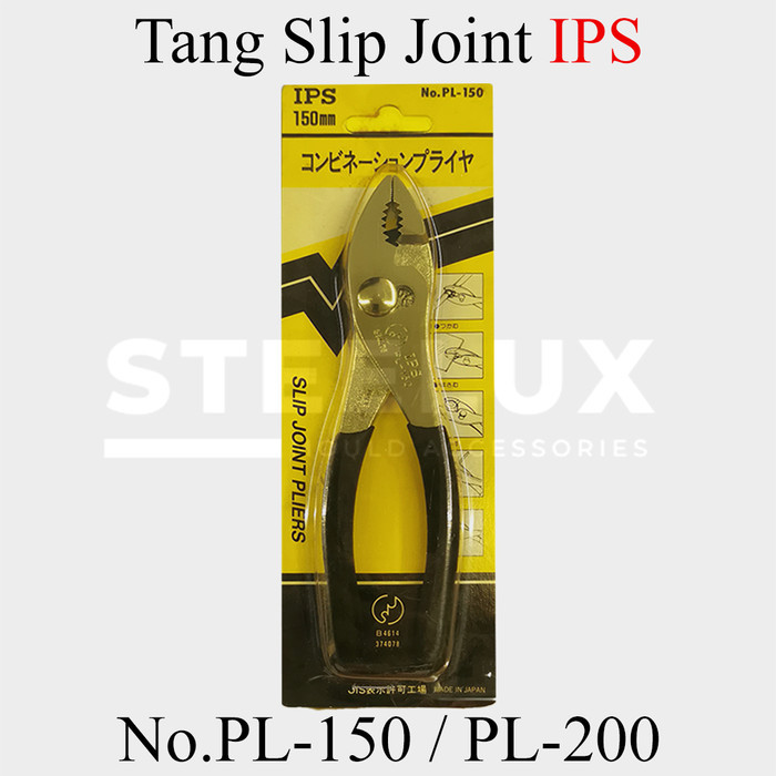 Jual Tang Slip Joint IPS PL-150 PL-200 Japan Jepang Kombinasi ...