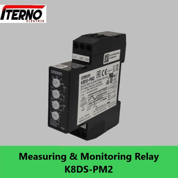 Jual ASLI MONITORING RELAY K8DS-PM2 OMRON KONTROL PHASE RELAY | Shopee Indonesia