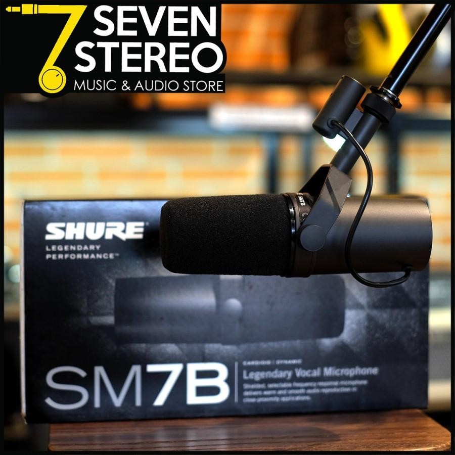 Jual Shure Sm7B Dynamic Vocal Studio Microphone Podcast Recording ...