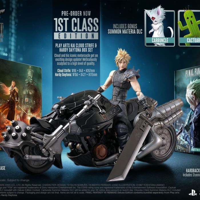 Jual FINAL FANTASY VII 7 REMAKE FIRST CLASS CLOUD STRIFE HARDY DAYTONA ...