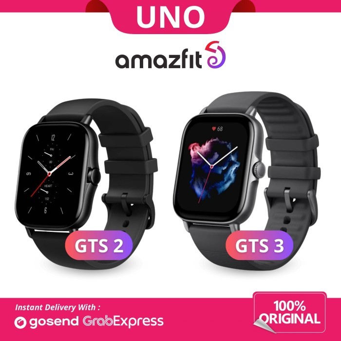 Jual Amazfit GTS 2 / GTS 3 Smart Watch AMOLED Display GPS | Shopee ...