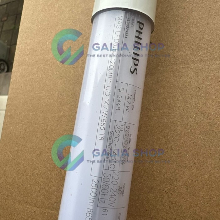 Jual Lampu Philips TL LED Master Tube 14.7W 865 UO 1200mm T8 120cm | Shopee Indonesia