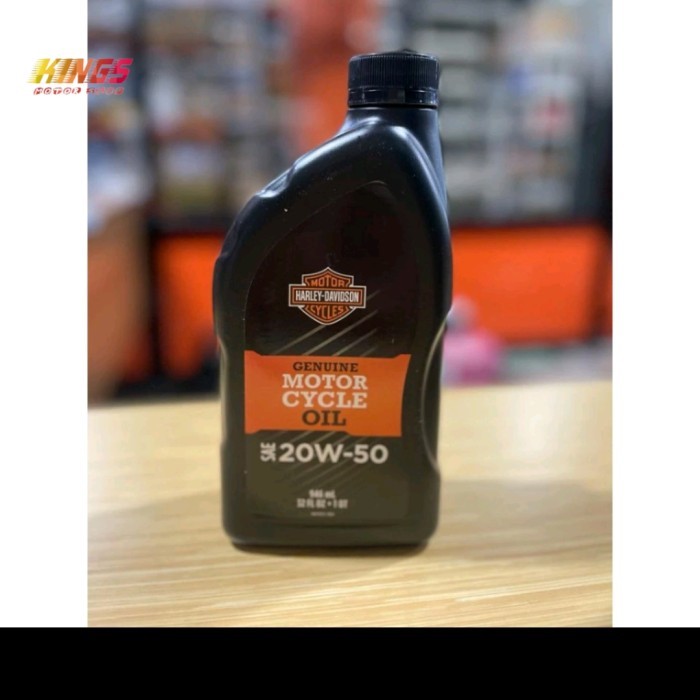 Jual OLI HARLEY GENUINE SAE 20W-50 PER QUART 946ml ORIGINAL | Shopee ...
