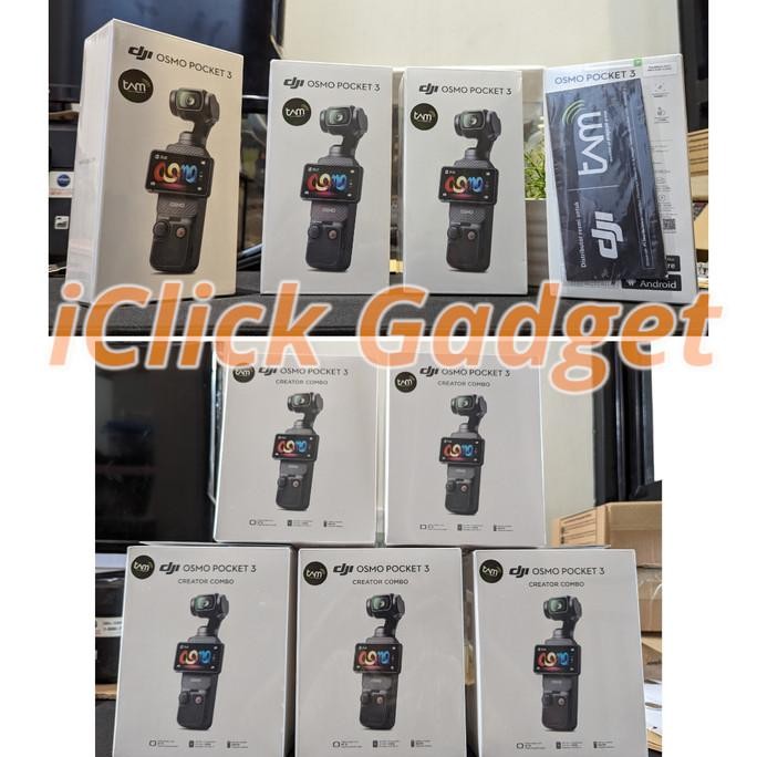 Jual DJI Pocket 3 Creator Combo Garansi Resmi 1 Tahun ~ Osmo Pocket 3 Basic | Shopee Indonesia