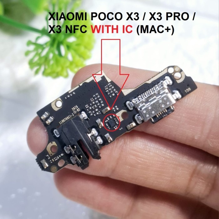 Jual FLEXIBLE KONEKTOR CHARGER POCO X3 X3 PRO X3 NFC WITH IC (MAC+) 1 ...