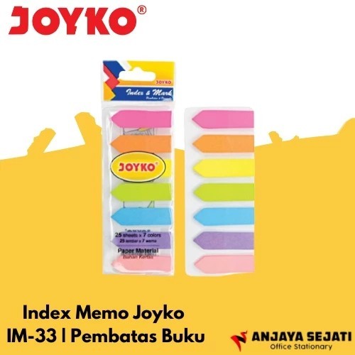 Jual Andra - Index Memo Joyko Im-33 Pembatas Buku Perbox (Isi 30Pcs ...