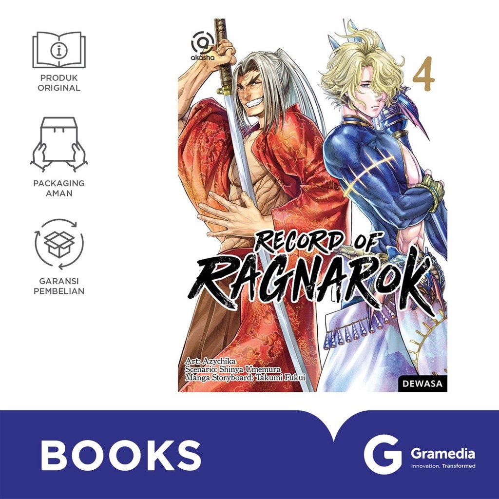 Jual Akasha : Record Of Ragnarok 4 (AJI Chika, Shinya UMEMURA) | Shopee ...