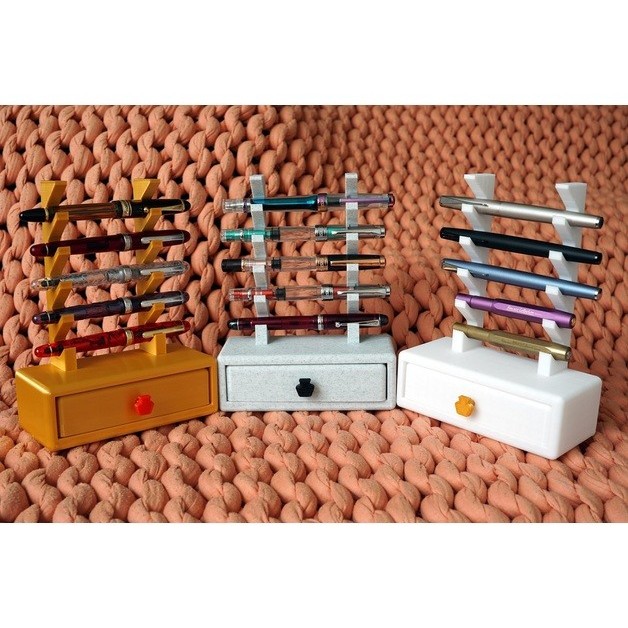 Jual Andra - Stand Display Fountain Pen Bolpoin Premium Holder Dudukan ...