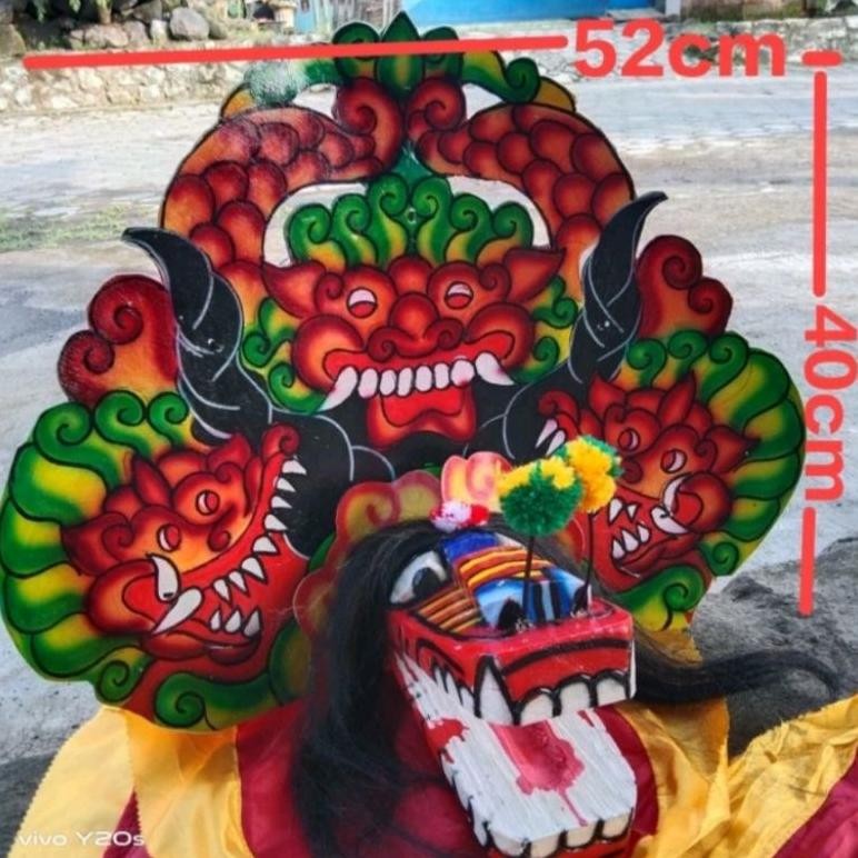Jual SALE CAPLOKAN BARONGAN DEVIL KAYU NO.3 ANAK 8-12 TAHUN KAIN ...