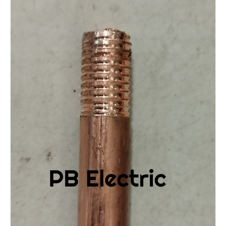 Jual Grounding Rod 3/4 X 1 Meter / Batang Tembaga / Copper (Drat ...