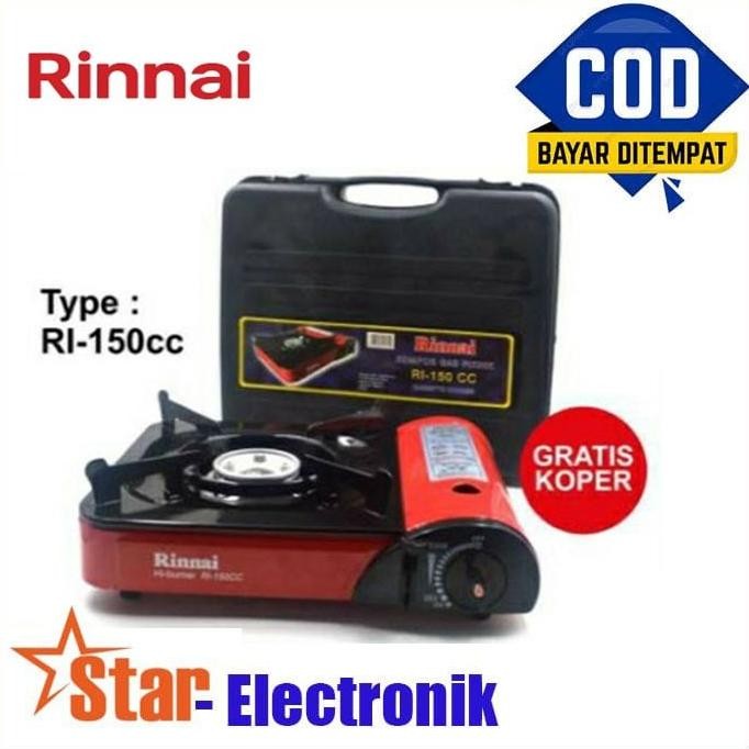 Jual KOMPOR PORTABLE RINNAI RI-150CC / KOMPOR CAMPING FREE KOPER ...