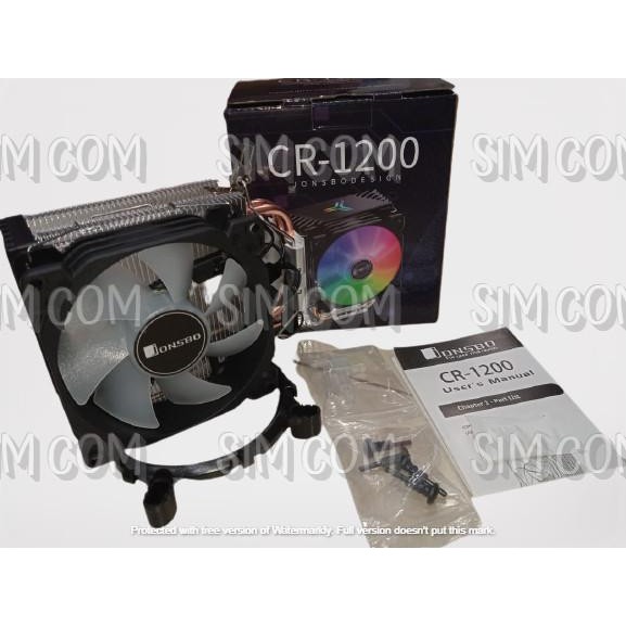 Jual Cpu Cooler Jonsbo Rgb Fan Prosessor Cr1200 Jonsbo Cr-1200 | Shopee ...