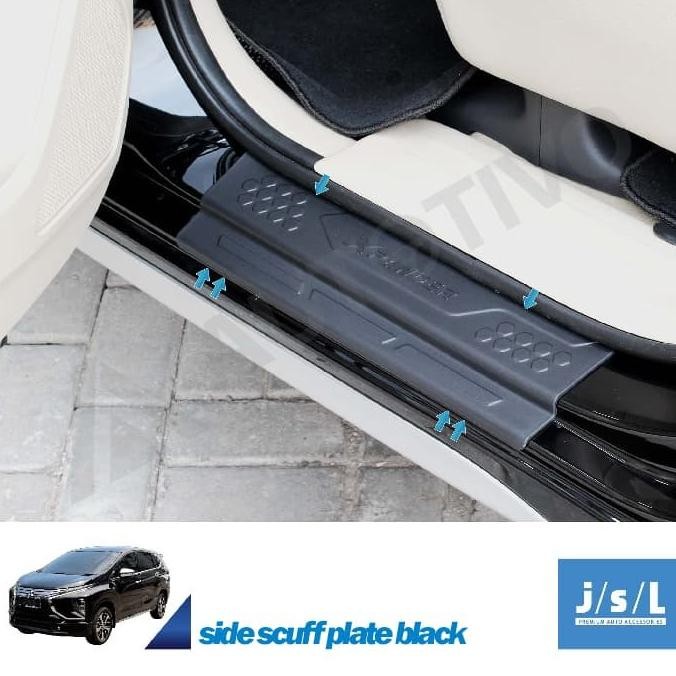 Jual Mitsubishi Xpander Door Sill Plate Samping / Side Scuff Plate ...