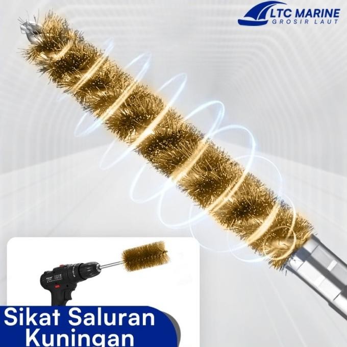 Jual [ITC] BRASS CONDENSER TUBE BRUSH SIKAT SALURAN KAWAT IMPA 510721 ...