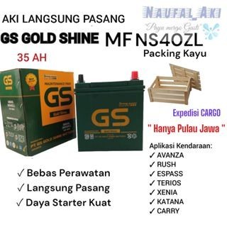 Jual Aki Mobil Ayla/Agya/Calya/Sigra/Jazz/Ertiga/Brio/Karimun Gs Ns40Zl Mf | Shopee Indonesia