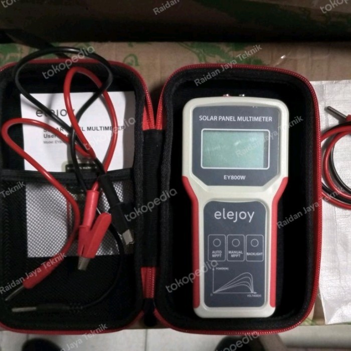 Jual Jual Solar Panel Multimeter Elejoy Ey800W Multitester Digital ...
