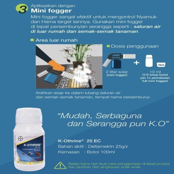 Jual K-Othrine 25 EC - Bayer - Insektisida Obat Fogging Nyamuk - 1 ...