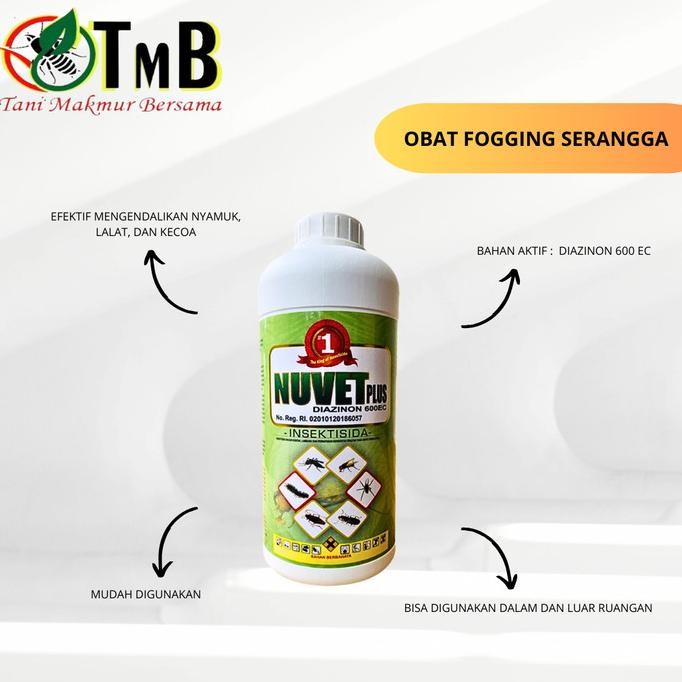 Jual NUVET PLUS 600 EC - OBAT FOGGING & PEMBASMI SEGALA JENIS SERANGGA ...
