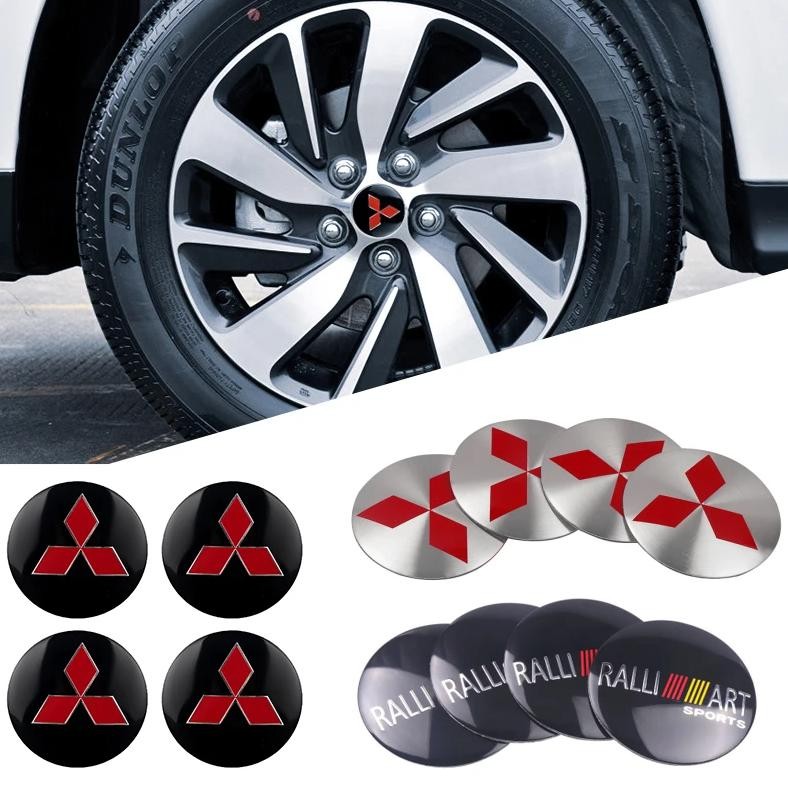 Jual 4pc car wheel rims hub center wheel center cap logo emblem sticker ...