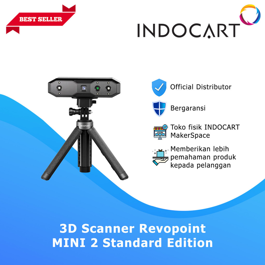 Jual 3D SCANNER Revopoint MINI 2 Standard Edition With Anti Shake 9 Axis IMU-IndoCart 3D ...