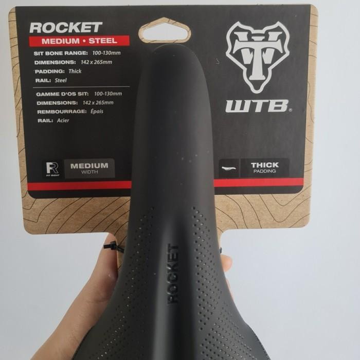 Jual Saddle Wtb Rocket Medium Steel Thick Padding Sadel Tempat Duduk Sepeda | Shopee Indonesia