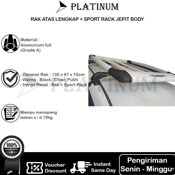 Jual Baru RAK ATAS / ROOF RACK MOBIL KIJANG INNOVA REBORN PLATINUM ...