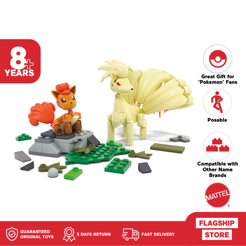 Jual MEGA Pokémon Vulpix Evolution Set - Mainan Action Figure | Shopee ...