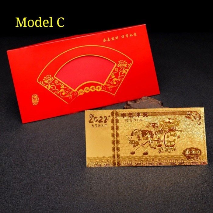 Jual CNY Kartu Ucapan Angpao Shio Sapi Imlek Tahun 2021 Amplop Imlek ...