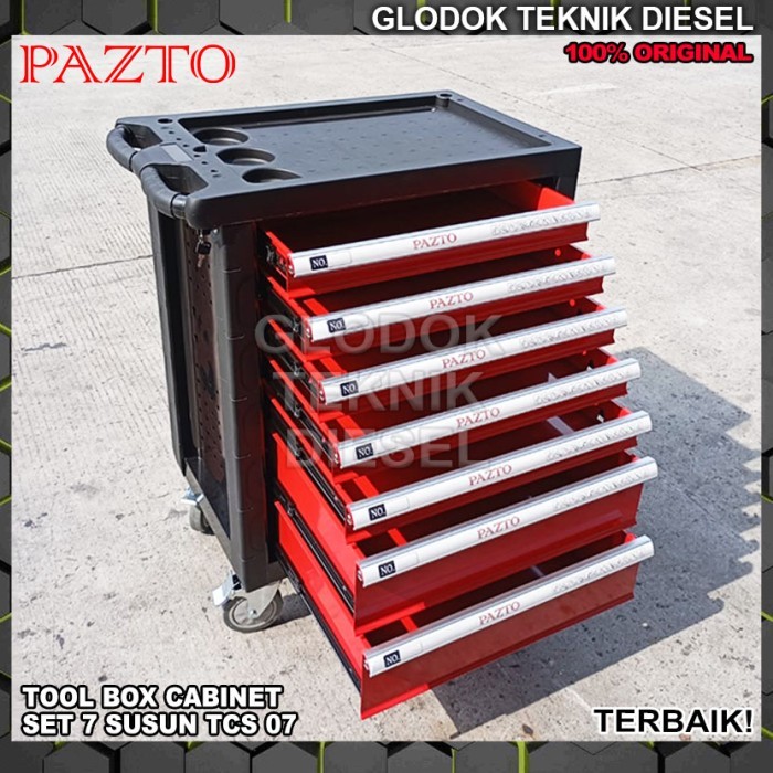 Jual Menarik Kotak Lemari Tool Box Cabinet Trolley 7 Drawer Wipro Tct07D Tct-07D | Shopee Indonesia